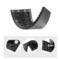 China Curved P3.07mm Flexible Led Video Display Arbitrarily Shaped for sale