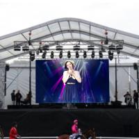 China High Refresh Radiator Fan Outdoor LED Advertising Screen For Large Squares p8 for sale