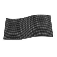 China Ultra Thin P4mm Flexible LED Display Screen embedded Floor Standing for sale