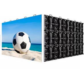 China Die Cast Aluminum P3.91mm Rental LED Screen 500x500mm Cabinet IP65 4500cd for sale