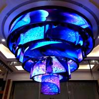 China Cylindrical Flexible Outdoor LED Display Screen For Special Shapes for sale
