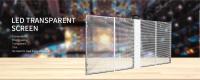 China Refresh Rate 3840HZ Transparent Glass LED Screen For Shopping Mall for sale