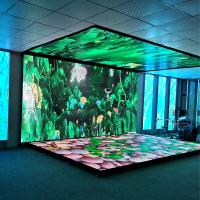China Indoor Outdoor Floor Tile LED Display P2.97 P3.91 P4.81 500x1000mm for sale