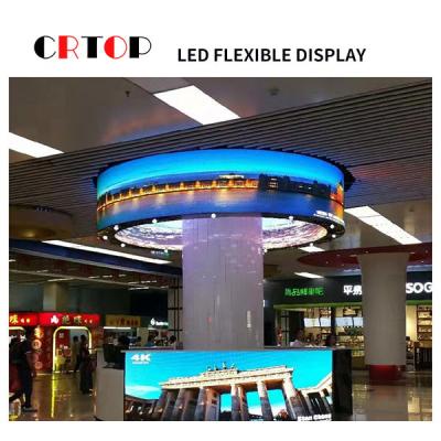 China P1.5625mm Flexible LED Display Screen Abnormity Strong Video Wall for sale