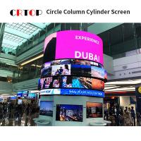 China Cylindrical Bending Flexible LED Display Screen Indoor FM6363B IC for sale