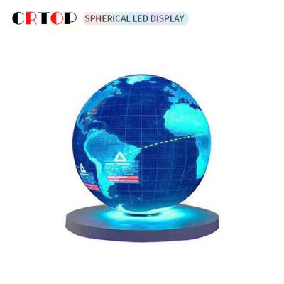 China P3mm 1.5m Diameter Creative Spherical LED Display Screen Magnetic Attraction 360 Degree View for sale
