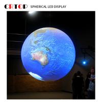 China P3mm 1m Diameter Creative LED Display Screen Full Color Round Shaped 360 Degree Viewing for sale