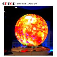 China P3mm 1m Diameter Creative LED Display Screen Full Color Round Shaped 360 Degree Viewing for sale