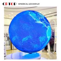 China P3mm 1m Diameter Creative LED Display Screen Full Color Round Shaped 360 Degree Viewing for sale