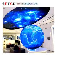China P3mm 800cd Spherical LED Display Screen 1m Diameter Creative Shape for sale