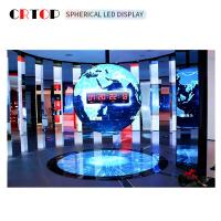 China P3mm 800cd Spherical LED Display Screen 1m Diameter Creative Shape for sale