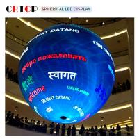 China P3mm 800cd Spherical LED Display Screen 1m Diameter Creative Shape for sale