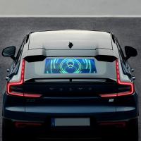 China transparent LED Car Rear Window Digital Display Mature Control System for sale