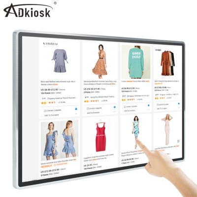China Android FHD Advertising Digital Signage 55 Inch 65 Inch Advertising LCD Display for sale