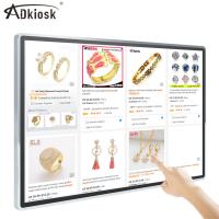 China Android FHD Advertising Digital Signage 55 Inch 65 Inch Advertising LCD Display for sale
