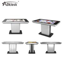 China 65Inch LCD Smart Touch Screen Coffee Table 240V Multi Points 16.7m Color for sale