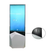 China Double Sided Floor Standing Kiosk 55inch OLED Digital Signage Advertising Display for sale