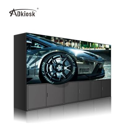 China FHD Stand LCD Video Wall Display 1920X1080 Resolution 110mm Thickness 55Inch for sale