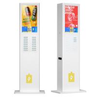 China 16ports Mobile Phone Charging Kiosk 5000mah Rental With 24inch Screen for sale