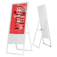 China Metal FHD Free Standing Digital Display Ad Screen 43inch Android for sale