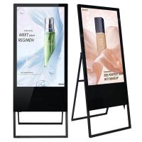 China 220V 16:09 LCD Advertising Board 16.7M Color Touch Screen Totem Digital Signage for sale