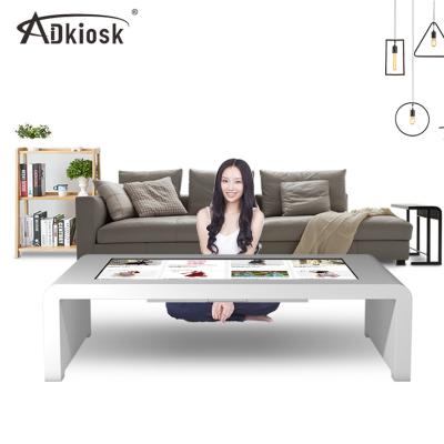China Living Room IR Digital Interactive Touch Screen Table  LCD 43Inch 4000:1 Contrast for sale
