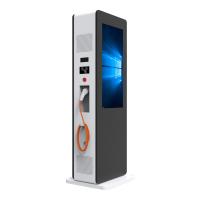 China Vehicle 240V LCD Advertising Digital Signage Poster Floor Mounted With Plug for sale