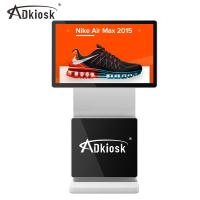 China Rotatable Portable Advertising Display 350cd/m2 Digital Signage Screen With Webcam for sale