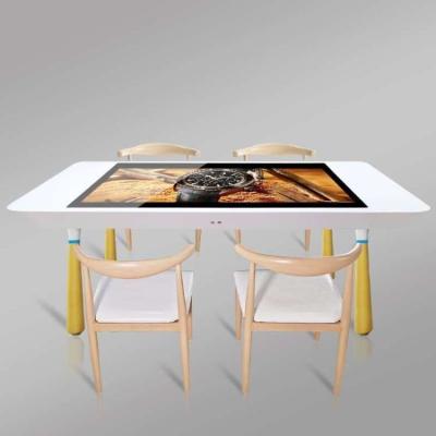 China Android Capacitive Touch Screen Smart Coffee Table Waterproof 55inch ROM 8GB for sale