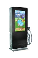 China 32 Inch Digital Touch Screen Display 6mm Glass With Backlit Power Outdoor Digital Totem for sale