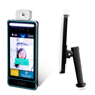 China Body Temperature Face Recognition Terminal Access Control 8inch Screen 42 ℃ for sale