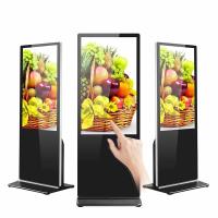China Full HD Interactive Advertising Kiosk 49inch 55inch Big Touch Screen Display H81 for sale