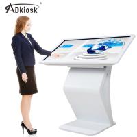 China Stand 16:9 Interactive Touch Screen Kiosk LCD Advertising Display Monitor 16.7M Color for sale
