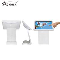 China TFT Interactive Touch Screen Kiosk Transparency LED Screen Totem for sale