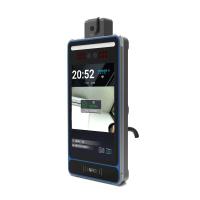 China Smart 1.5m Distance Face Recognition Temperature Measurement Alarm Terminal for sale