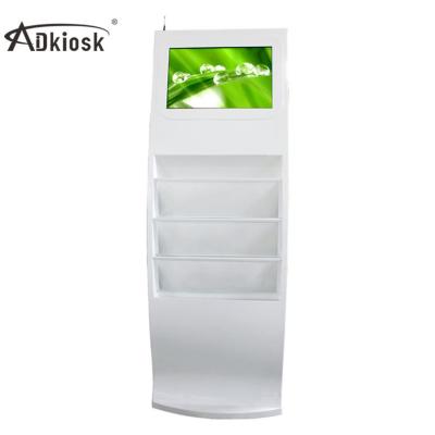 China High-quality bookshelf  lobby ultra-thin touch screen information interactive touch screen kiosk for sale