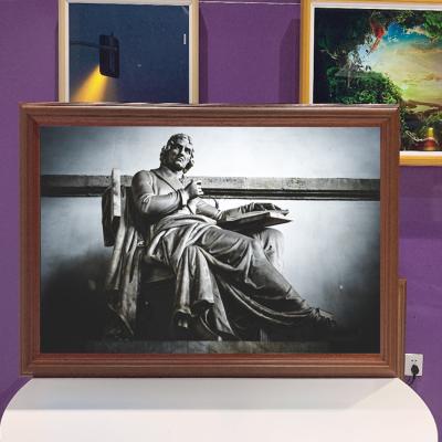 China CCC 49in Wall Mounted Digital Signage 350cd/m2 Picture Frame Advertising Machine for sale