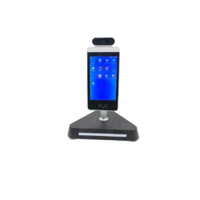 China 7 Inch Screen desktop Face Recognition Terminal Infrared Thermometer Scanner for sale