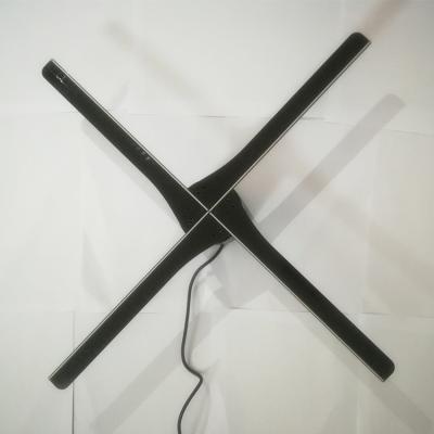 China 100cm 1406pcs LED Lamp Beads Suspension 3D Hologram Fan Display Light Holographic Projector Fan for sale
