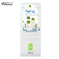 China Desk Type 6 Slots Portable Battery Power Bank Mobile Phone Charging Kiosk for sale