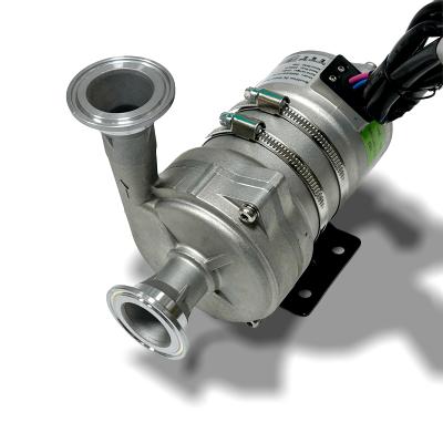 China Electric Coolant Pump With Clamp Quick Connect Fitting Precision Cooling For Fiber Laser Systems for sale