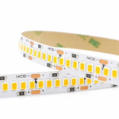 China 12V 24V SMD2835 Dual Color LED Strip Light 3000K 6500K Water Running Flexible 5M for sale