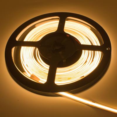 China 12V 24V LED COB Strip Light 480LEDs per Meter 2700K-6500K High Density Flexible Tape for Indoor Decor for sale