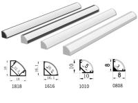 China CE RoHS LED Aluminum Profile Linear Light 2mm Thick Custom Length 3m Clear Milky Cover End Caps Clips for sale