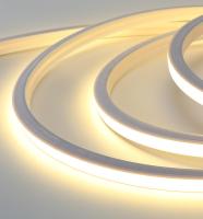 China 16x16mm 10W 24V 3000K Neon Flexible Strip Light 370lm/M IP68 Silicone for sale