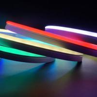 China 1616 LED Neon Flex Light Silicone Strip 24V 9W RGBW 6500K IP68 Bendable for sale