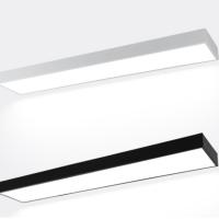 China LED Linear Pendant Light 220V Dual Color Dimmer 0-10V Thyristor 1200lm 18W Customizable Length for sale