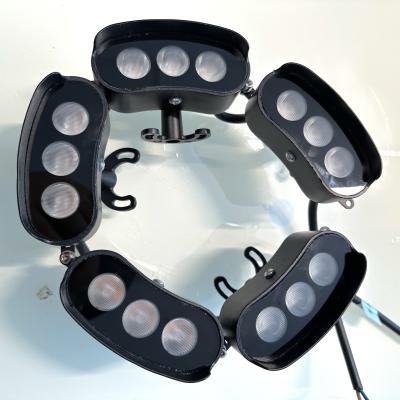 China IP65 IP33 Linear LED Wall Washer Light Black Aluminum Profile 24V for sale