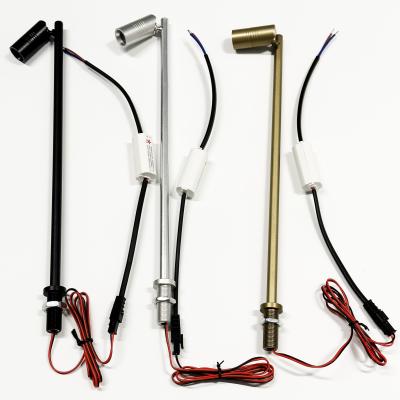 China DC 12V LED Jewelry Light 1W Height Adjustable Counter Display Case Lighting for sale