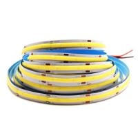 China 12V 24V 8W 10W Dual Color LED COB Light Strip 480LEDs/m 5m Length IP65 for sale
